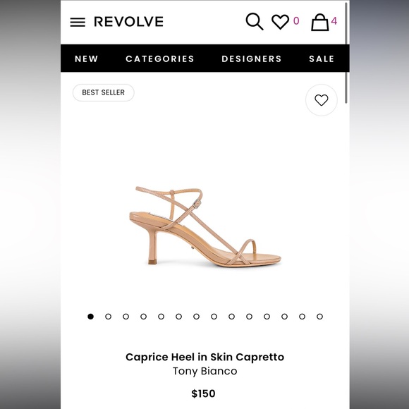 Tony Bianco | Shoes | Tony Bianco Caprice Heel In Skin Capretto Size 6 ...